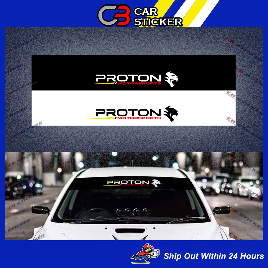 Proton Motorsports Car Sunshield Sticker / S11 | Shopee Malaysia