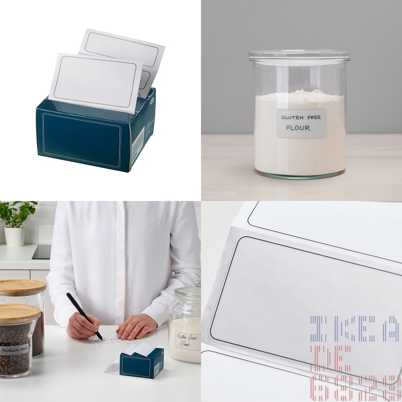 IKEA 365+ Label 50pcs/pack [𝐖𝐡𝐢𝐭𝐞] | Shopee Malaysia