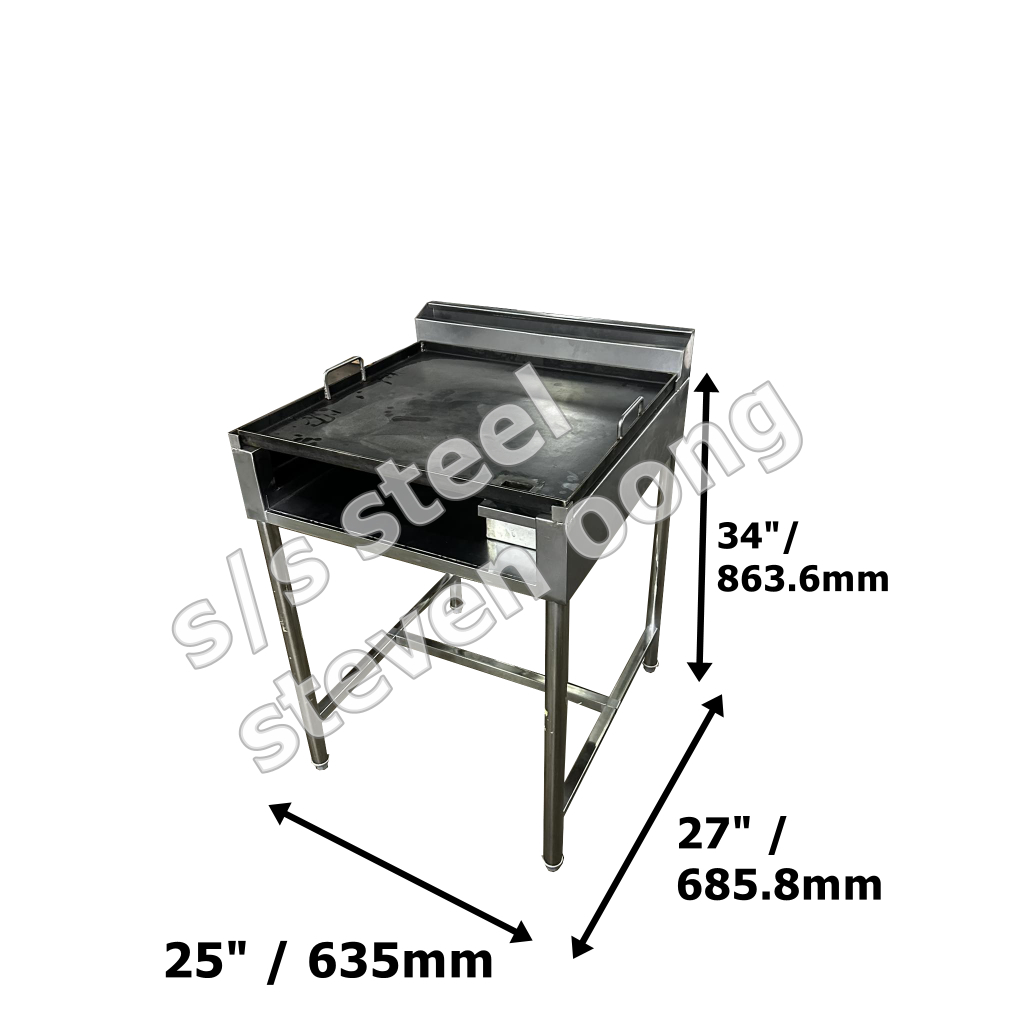 Stainless Steel Hotplate, hot plate, Grill, BBQ, Grill ikan, Grill ayam ...