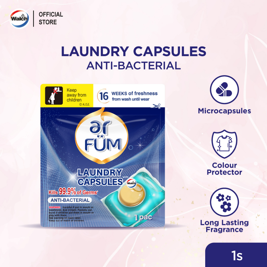 ar FUM Laundry Anti-Bacterial Capsules (12g x 1 Pcs) | Shopee Malaysia