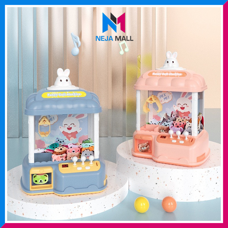 NEJA Ready Stock Doll Machine Claw Machine Mesin Cakar Mini Auto ...