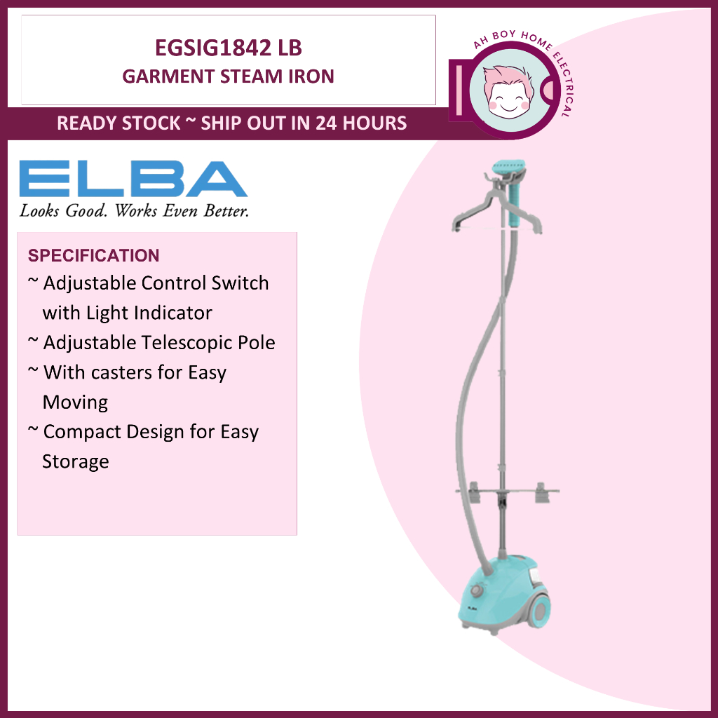 Elba Garment Steam Iron - EGSI-G1842(LB) | Shopee Malaysia