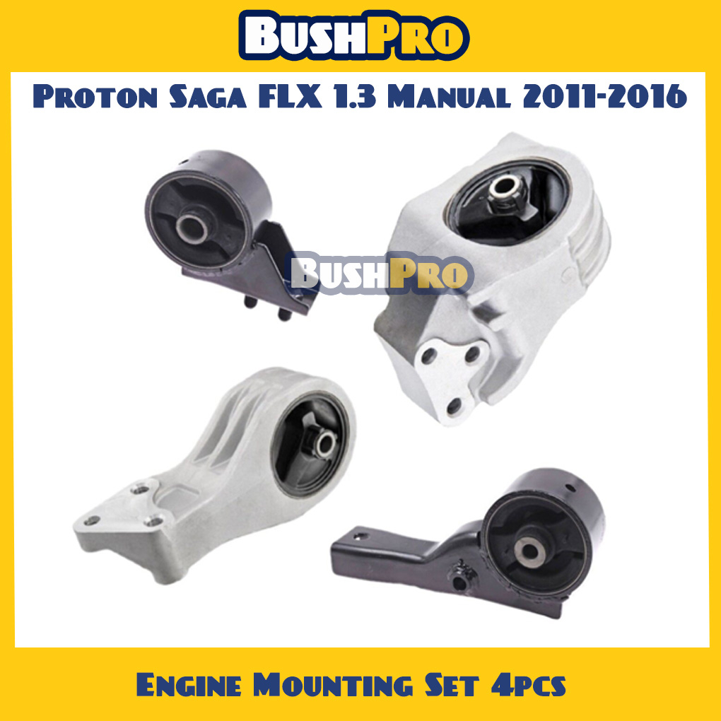 Heavy Duty Engine Mounting Set Proton Saga FLX 1.3 Manual 2011-2016 ...