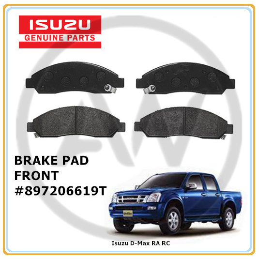 Original Isuzu D-Max Dmax 2.5 RA RC 2005-2012 Front Disc Brake Pad | Shopee Malaysia