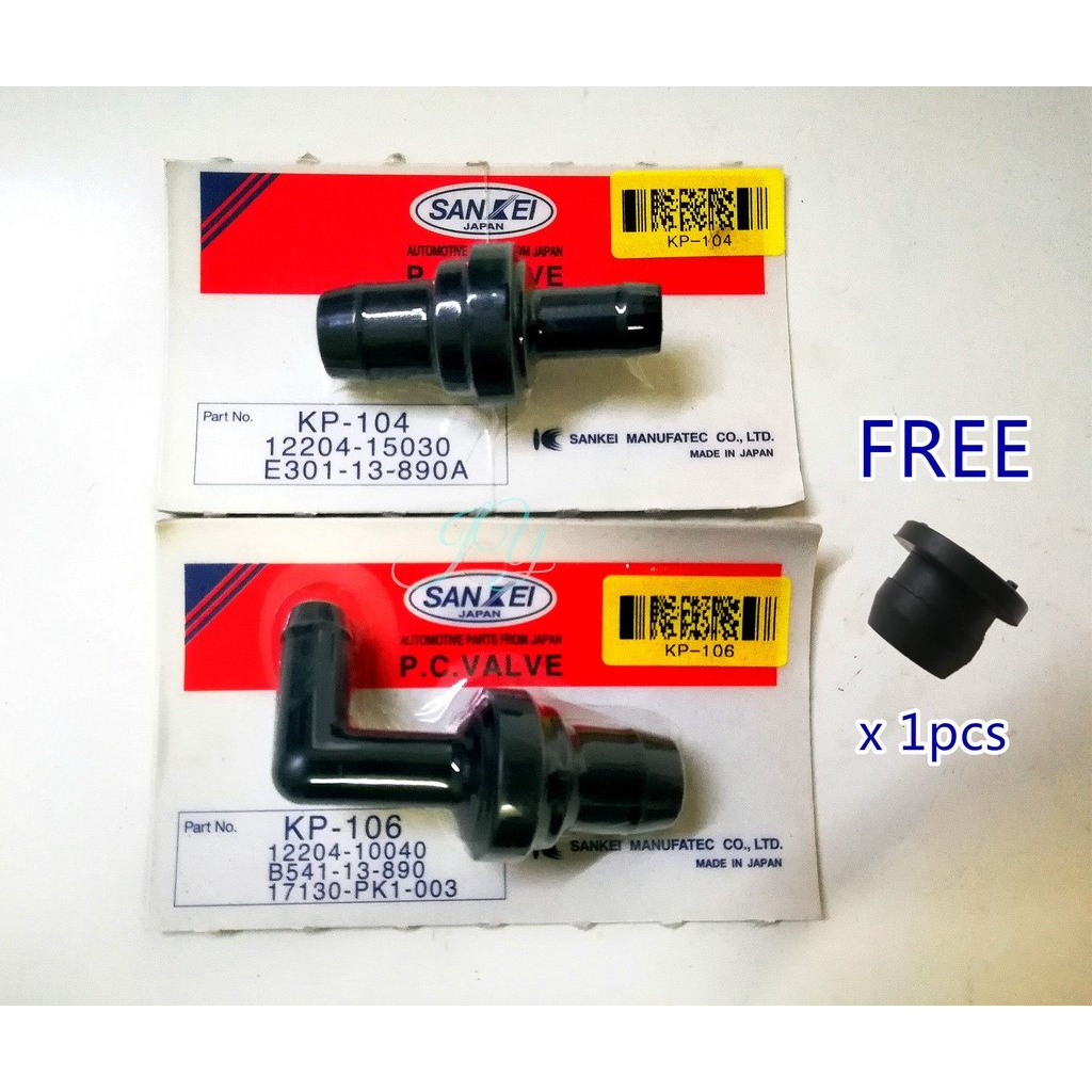 (Made in Japan) SANKEI PVC Valve CURVE / STRAIGHT Toyota Nissan Proton ...