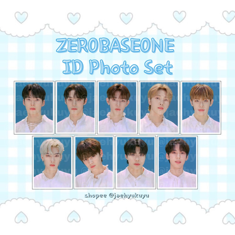ZEROBASEONE ZB1 ID Photo Passport Set “In Bloom” Fancon CGV MD Boys Planet KCON 2023 Baby Pic ...