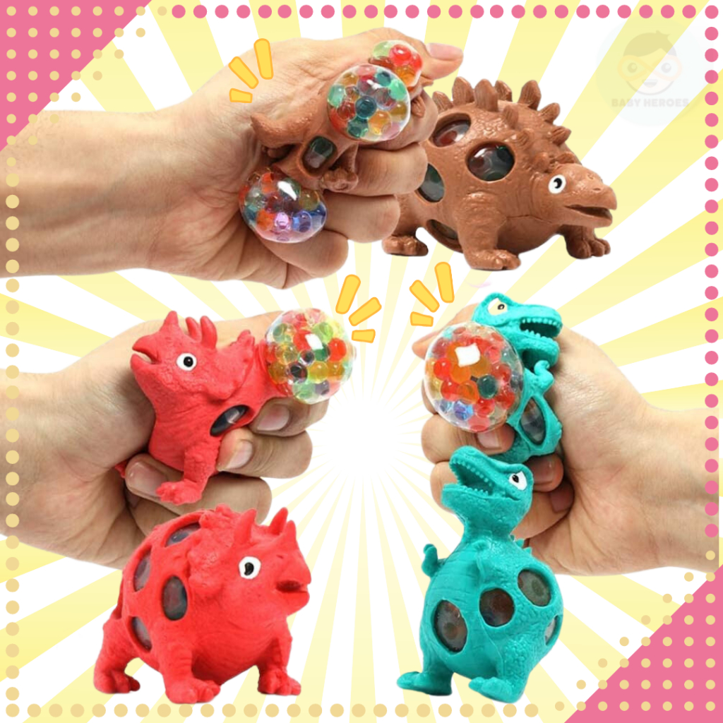BABYHEROES Anti Stress Squishy Multicolored Squeeze Balls for Kids and ...