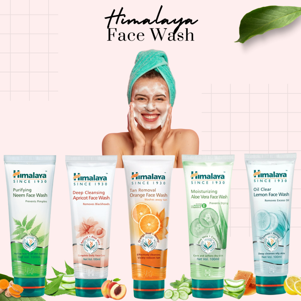 Himalaya Face Wash Pencuci Muka 50ml or 100ml or 150ml or 200ml ...