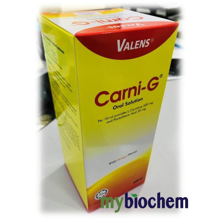 Valens Carni-G Oral solution With Orange Flavour 500ml | Shopee Malaysia