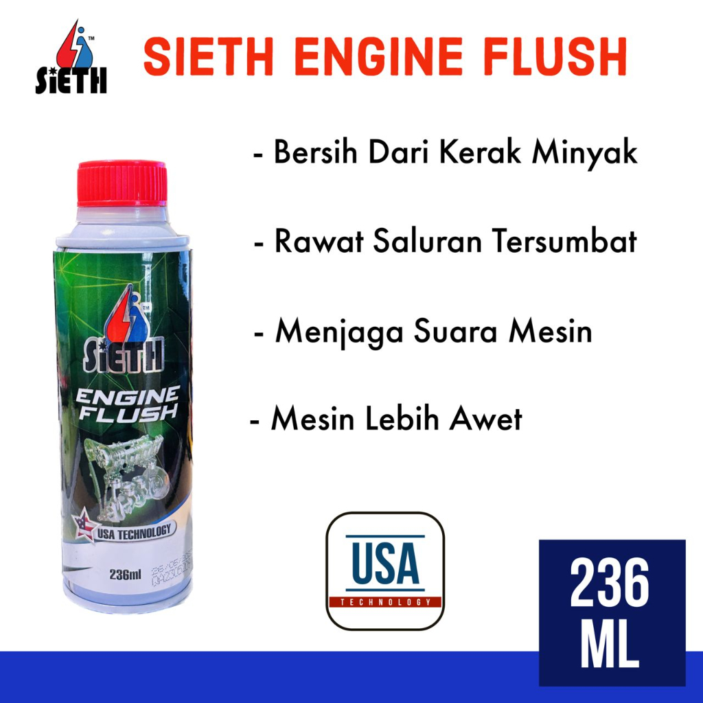 【100% ORIGINAL】SIETH ENGINE FLUSH (236ML) CECAIR PEMBERSIH ENJIN/BAHAN ...