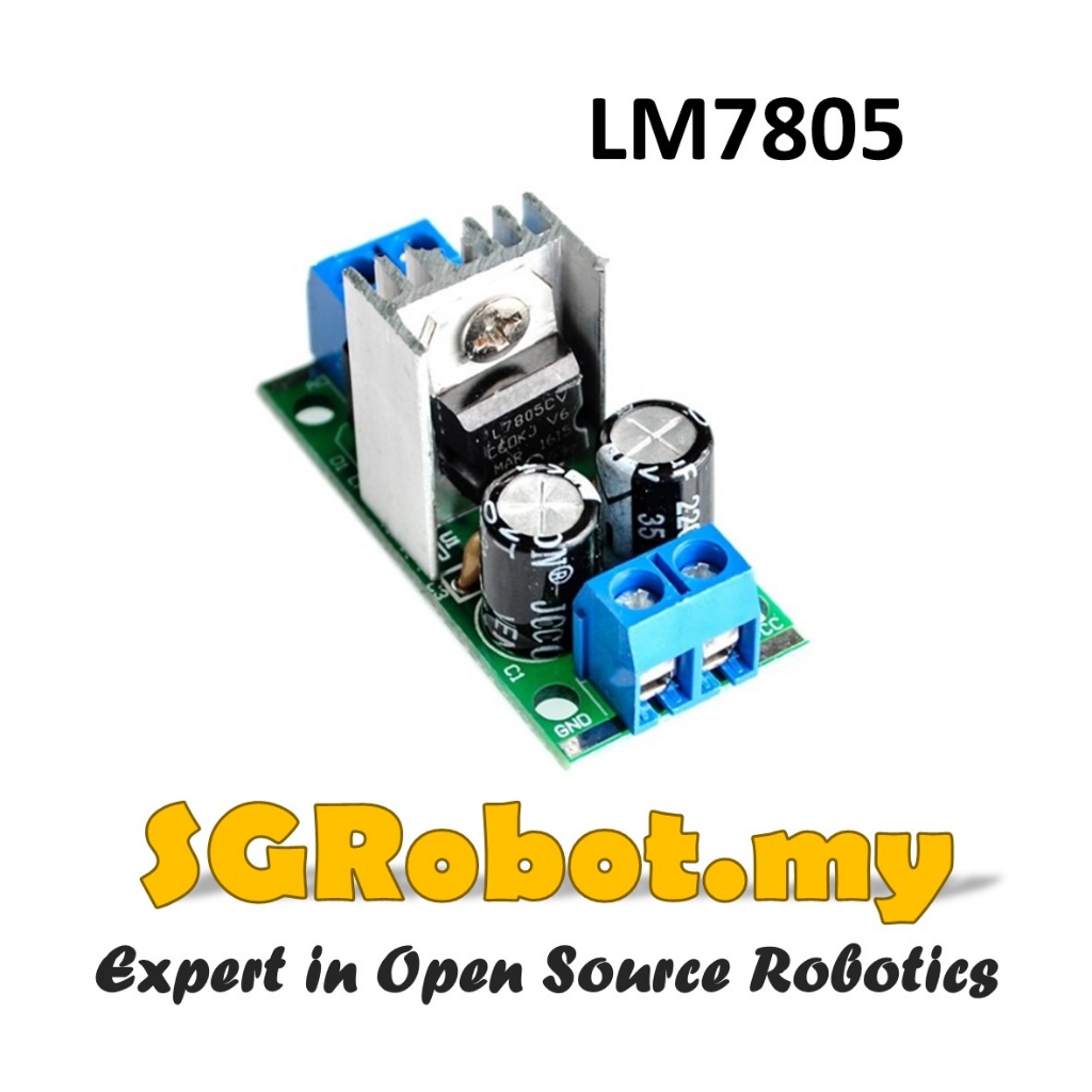 5V LM7805 DC/AC 8-24V 3 Terminal Voltage Regulator Power Supply Module ...