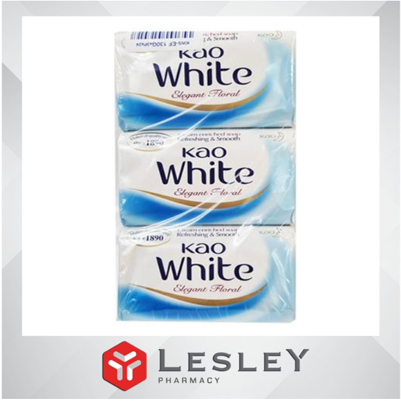 Kao White Elegant Floral soap 130g*3p | Shopee Malaysia