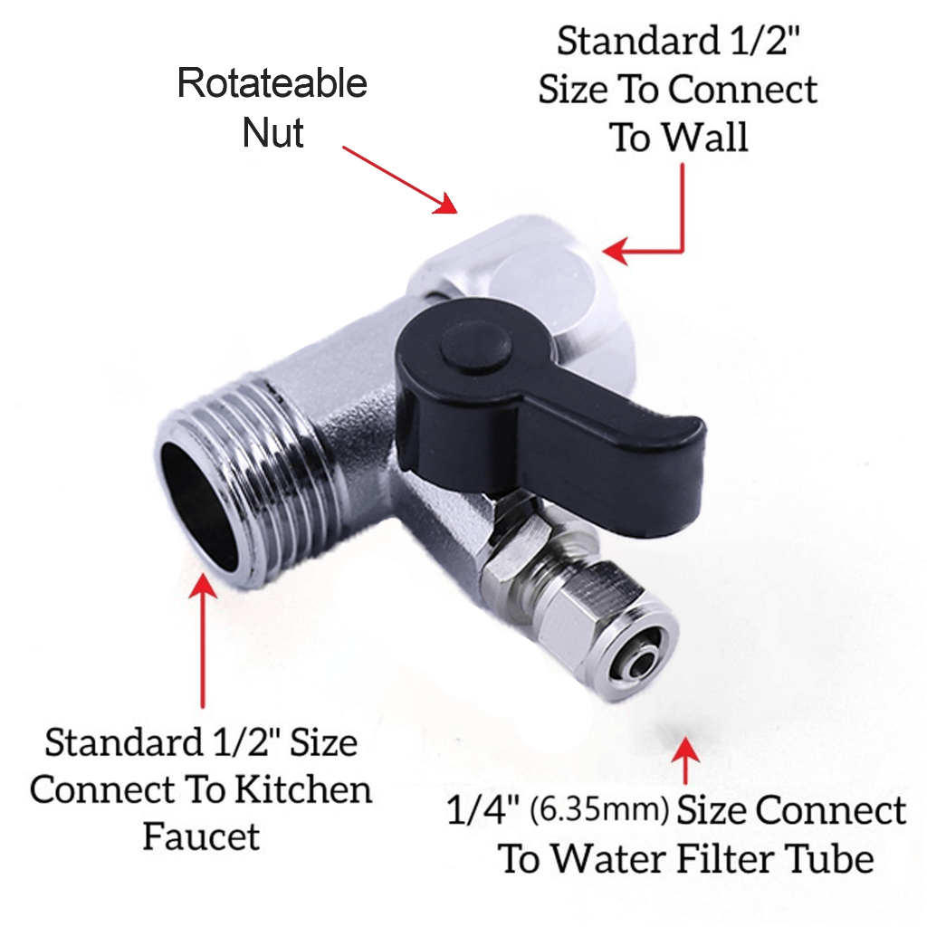 Coway Cuckoo RO Joint Adaptor 1 2 x 1 4 Ball Valve Faucet Connector for Water Filter Water Dispenser Coway Shopee Malaysia