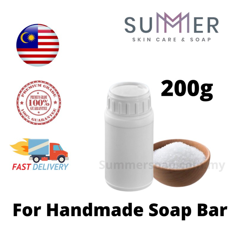 SODA POWDER FOR DIY HANDMADE SOAP BAR 200G/500G/1KG FOR SOAP BAR MAKING ...