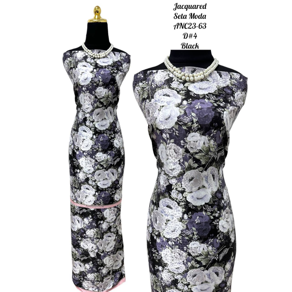 Kain Pasang Jacquard Silk Seta Moda Bidang 60 Kain Sutera Jacquard Silk ...