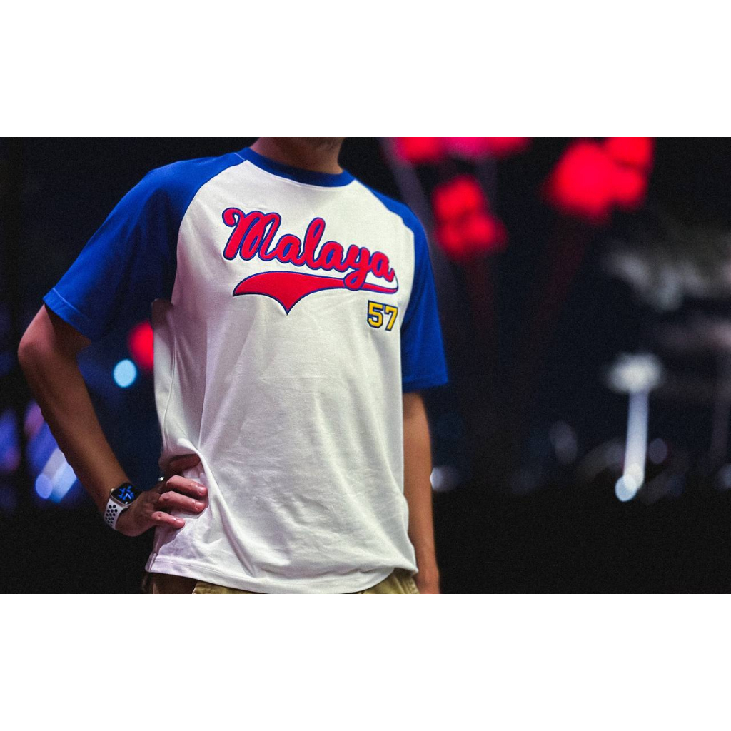 Merdeka Tee Graphic with Emboidery Velvet wording Malaya 57 Streetwear ...