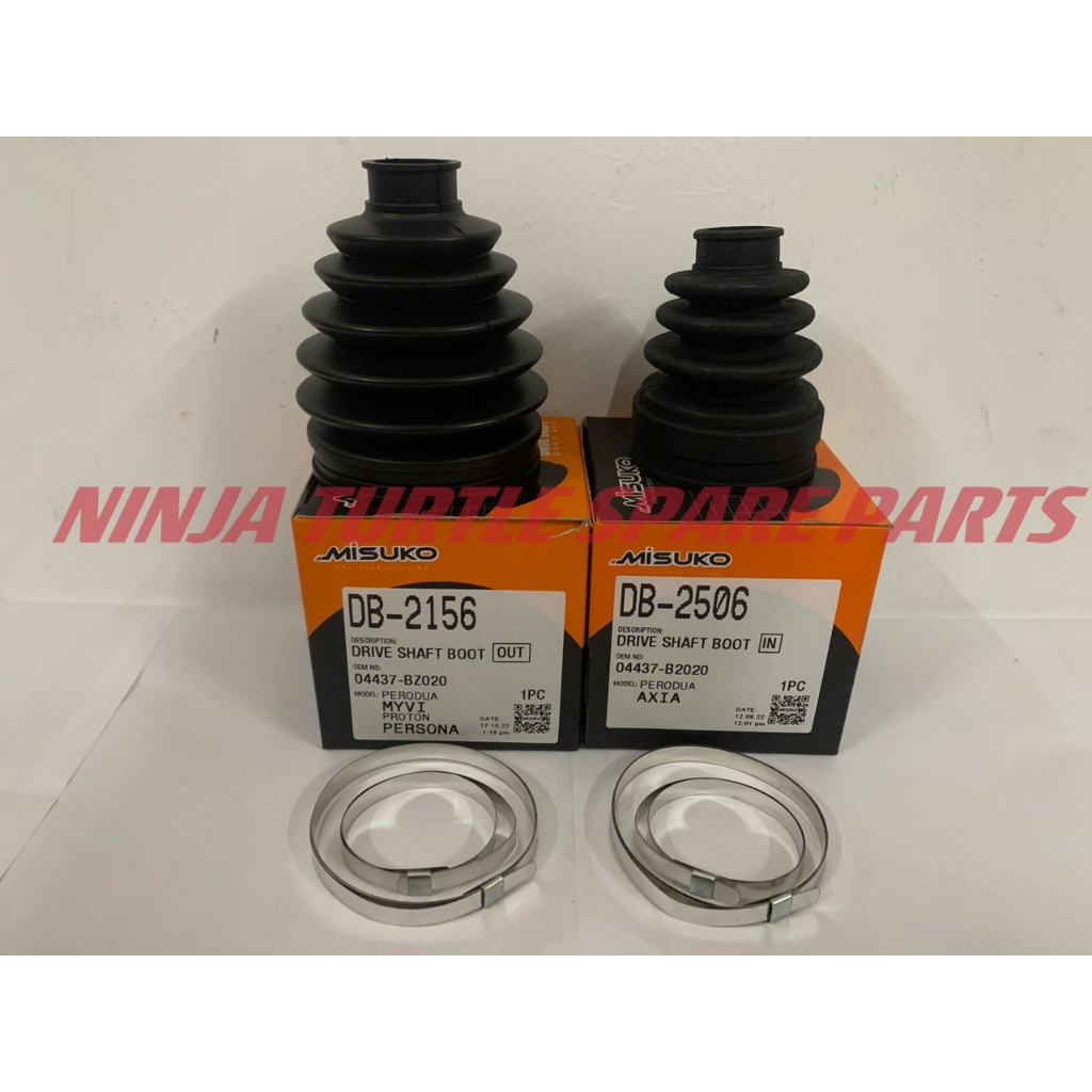 PERODUA AXIA Drive Shaft Boot Cover ( INNER & OUTER )MISUKO JAPAN DB ...
