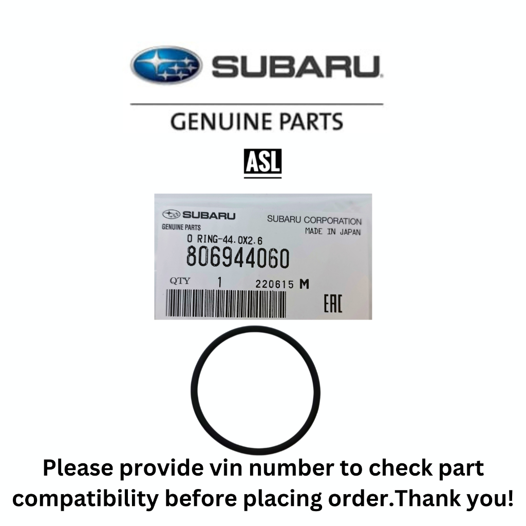 Genuine Subaru Oil Control Valve O Ring 806944060 BRZ GT86 XV Forester ...