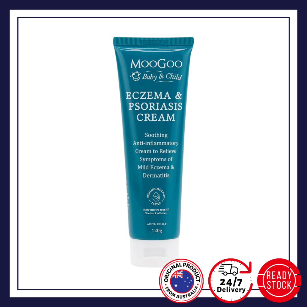 [READY STOCK] Moogoo Baby & Child Eczema & Psoriasis Cream 120g exp 03/ ...