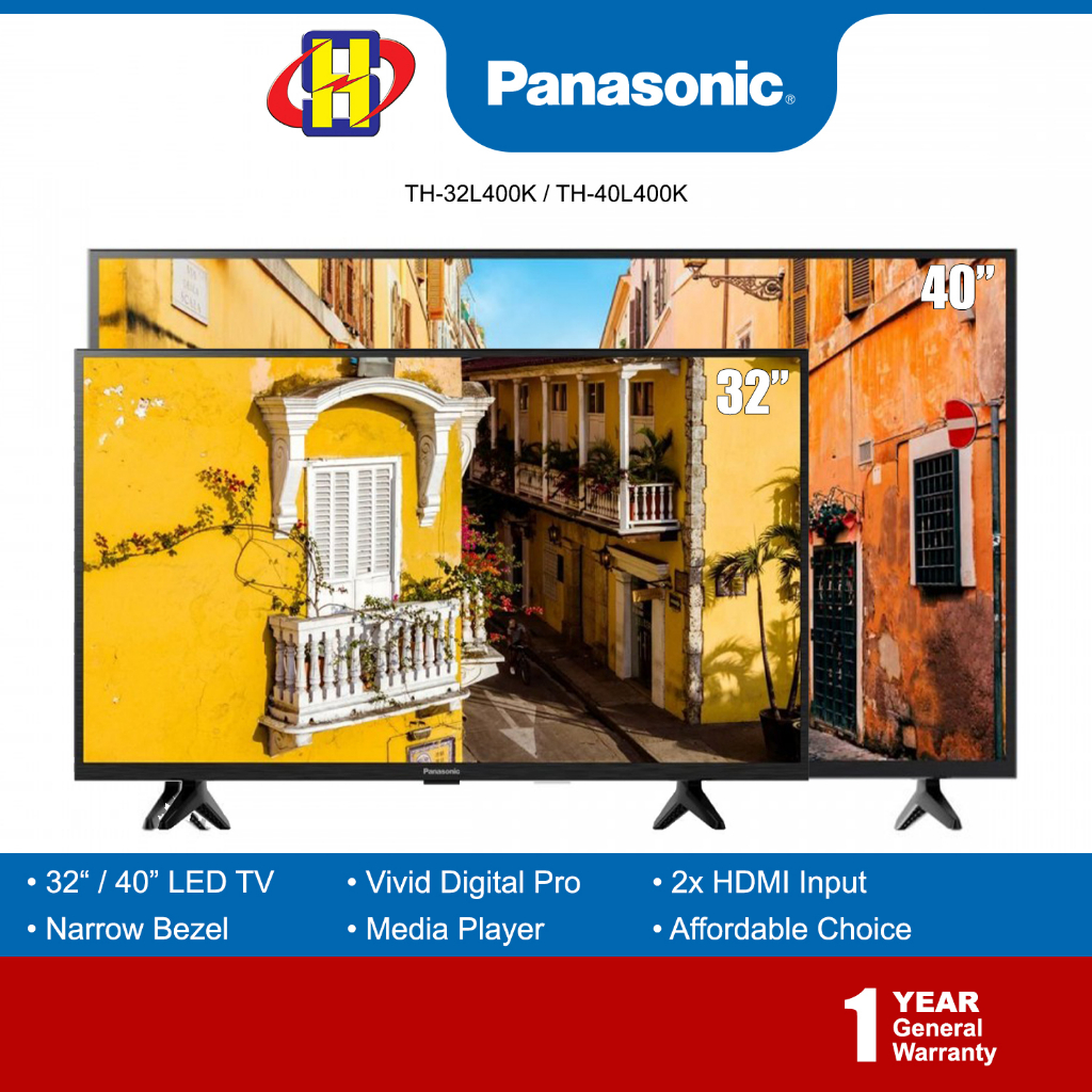 PANASONIC LED TV (32"/40") Vivid Digital Pro Media Player Narrow Bezel ...