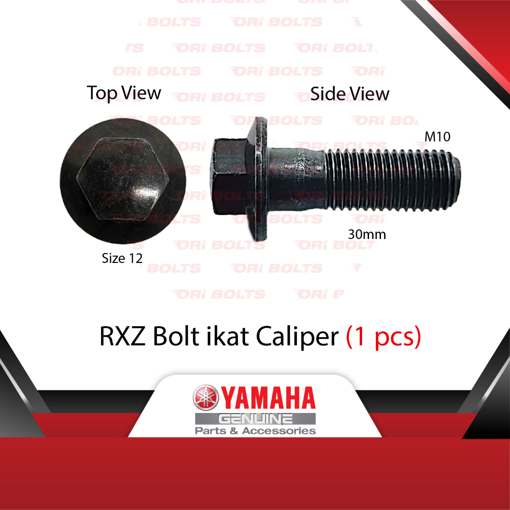 90105-10634 Yamaha Original RXZ (2513) Milli Cata Catalyzer Front ...