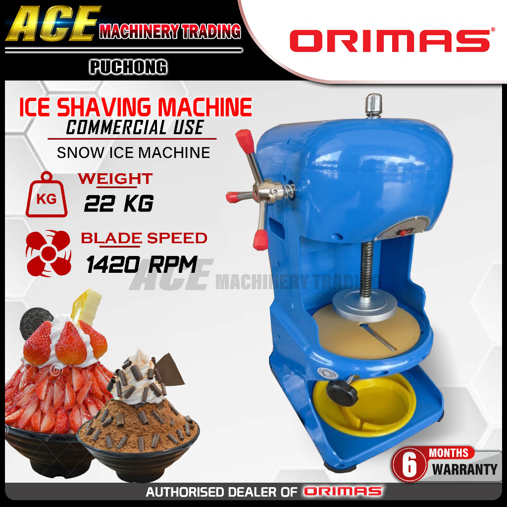 Orimas Ice Shaving Machine Abc Ice Kacang Machine Heavy Duty Use For ...