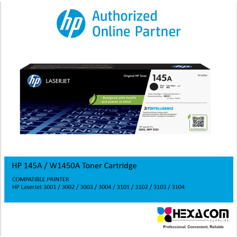 HP 145A / 145X Toner Cartridges W1450A / W1450X | Shopee Malaysia