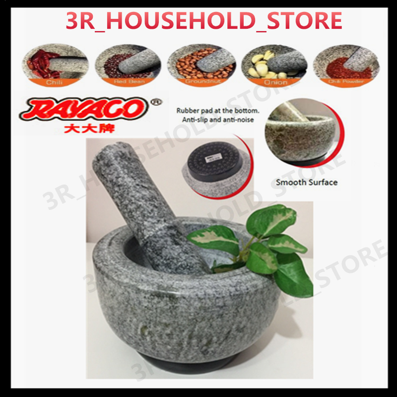 STONE MORTAR AND PESTLE / Lesung Batu/High Quality/ Lumbang Alu /Tumbuk ...