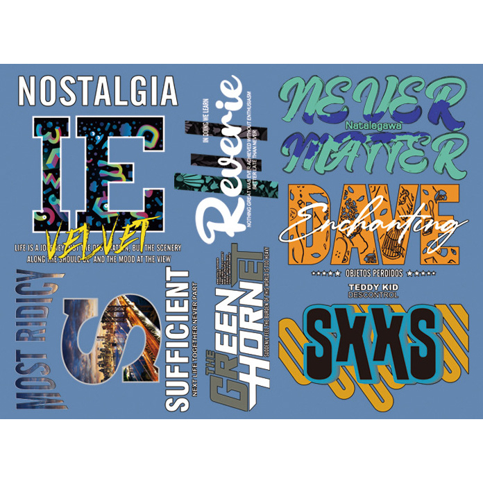 Custom DTF Sticker Add Logo DTF Logo Printing | Shopee Malaysia