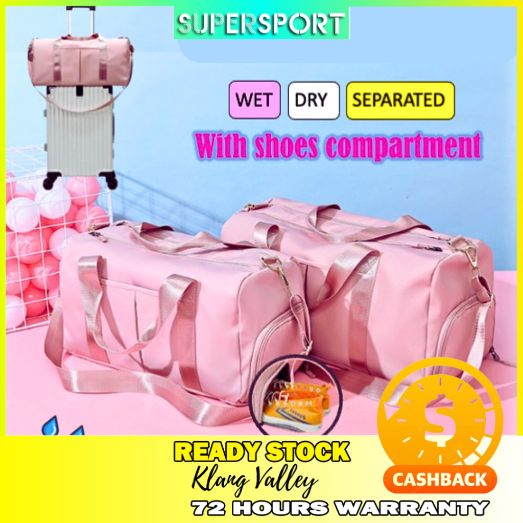 Beg Foldable Travel Bag Waterproof Nylon Luggage Bag Gym Bag Sport ...