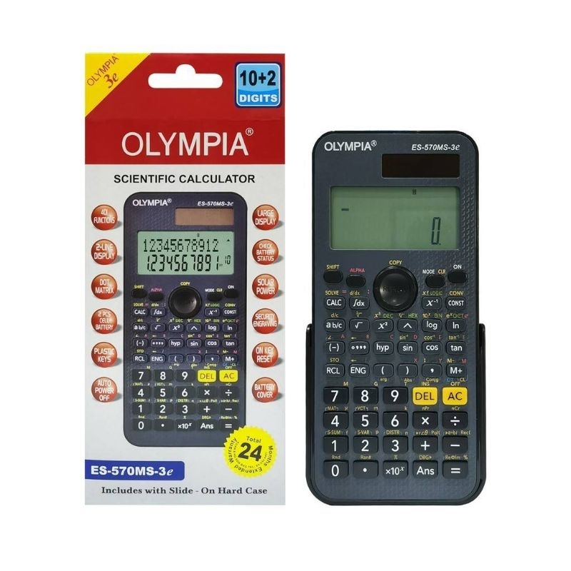 Olympia Scientific Calculator ES-570MS-3e Solar Power | Shopee Malaysia