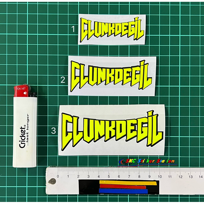 Sticker Ayat Perkataan Clunkdegil / CLUNKDEGIL (Small/Big) Sticker ...