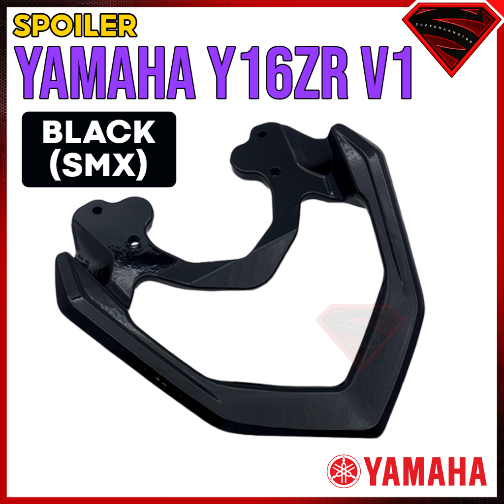 SPOILER L BAR SEAT HANDLE BAR YAMAHA Y16 Y16ZR BLACK / MATTE BLACK ...