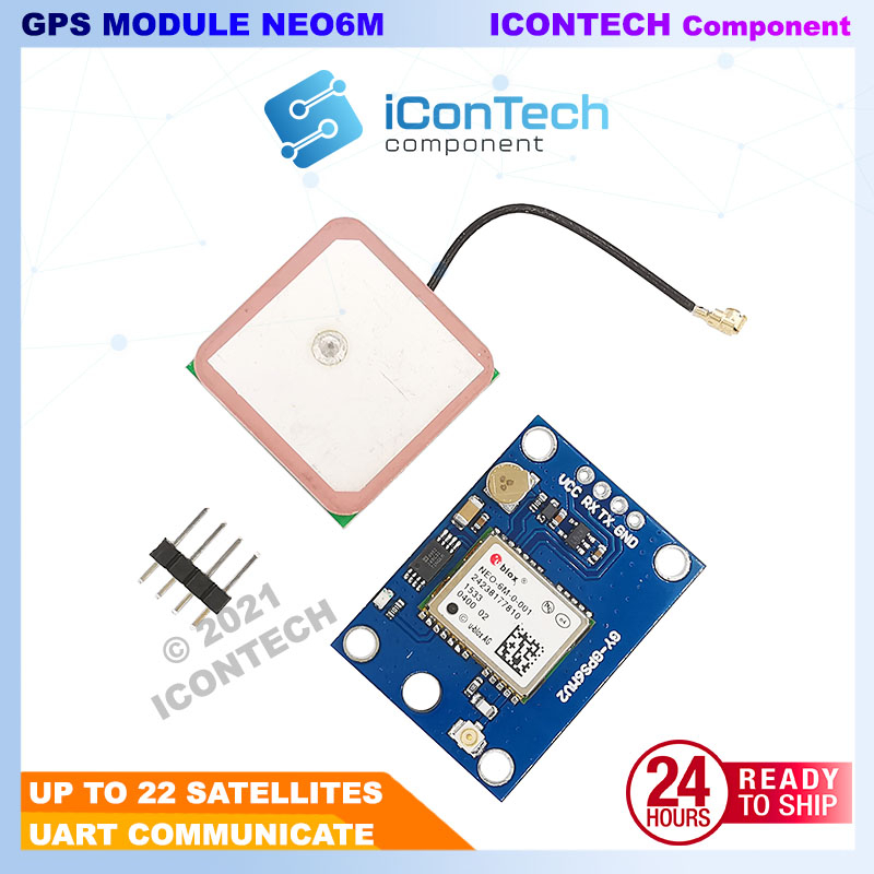 GPS Module NEO 6M Receiver Ceramic Antenna GPS Arduino Ublox NEO-6M GPS ...