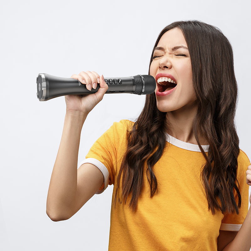 HOCO MALAYSIA Microphone “BK9 Singing” wireless karaoke mic | Shopee ...