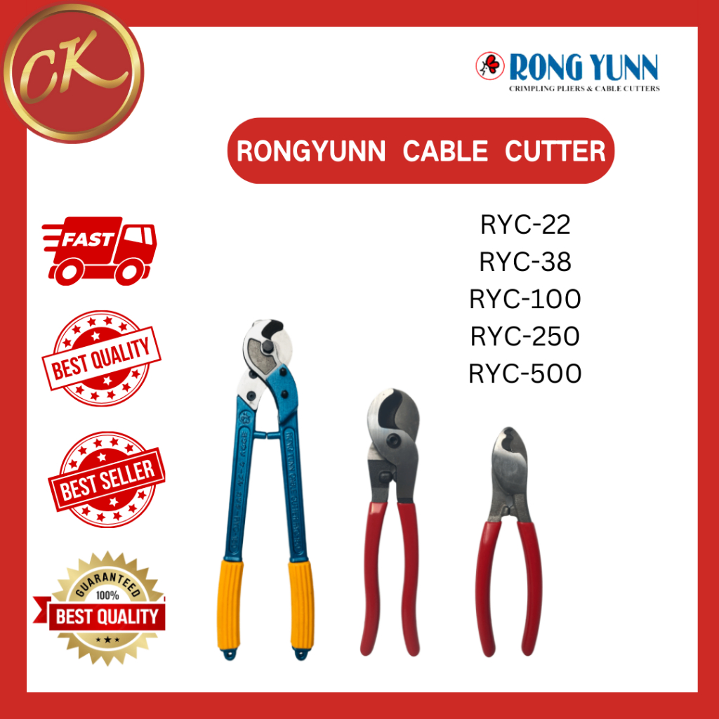 RONGYUNN RYC-22 RYC-38 RYC-100 RYC-250 RYC-500 CABLE CUTTER | Shopee ...