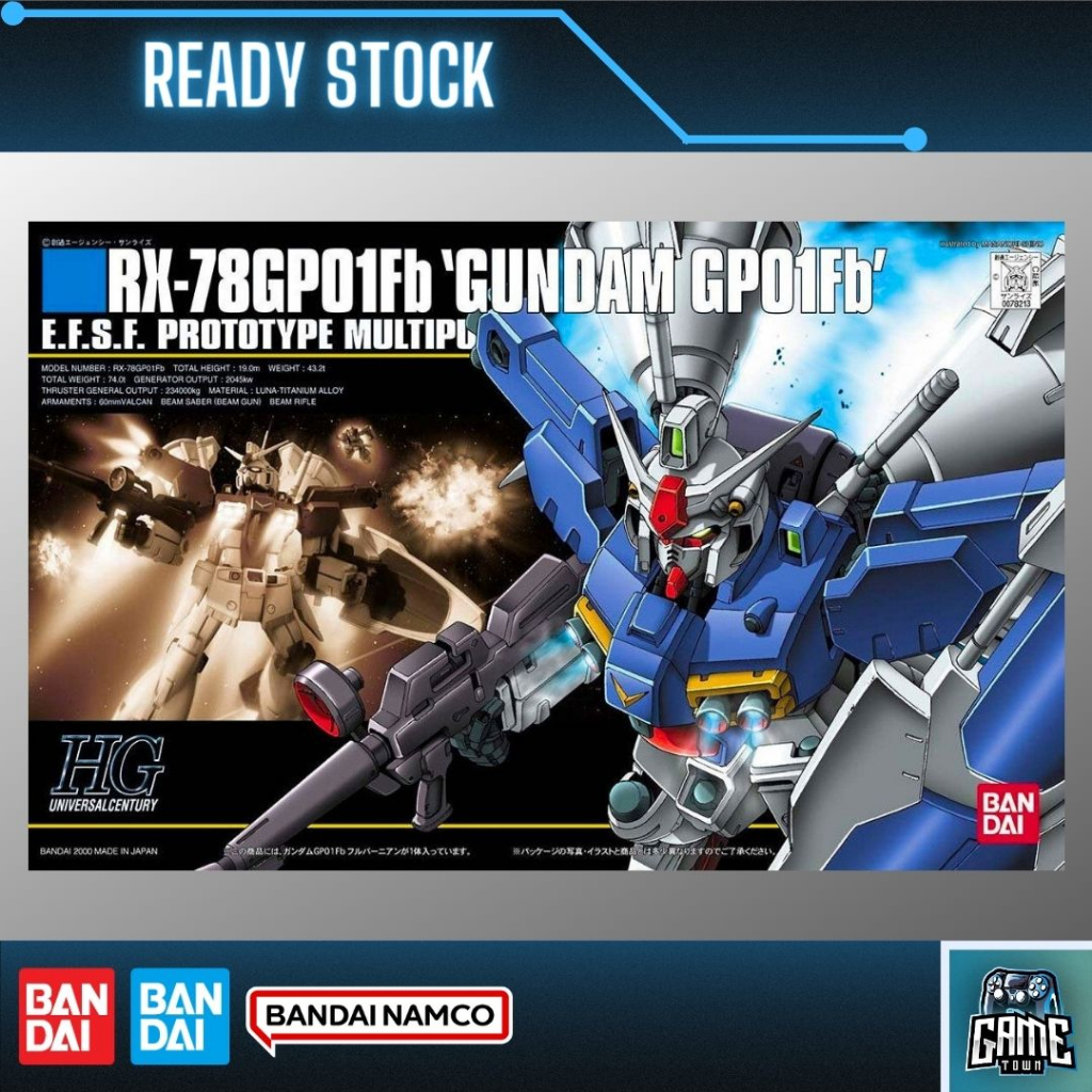 Bandai HG UC 1/144 018 RX-78GP01Fb Gundam GP01 Full Burnern Zephyranther | Shopee Malaysia