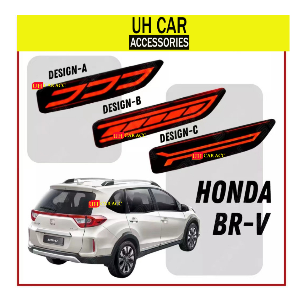 HONDA BRV REFLECTOR REAR BUMPER REFLECTOR LED DRL FOG LAMP FOG LIGHT ...