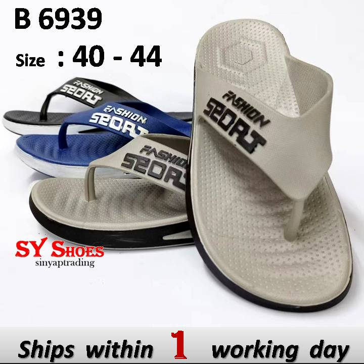 (SY Shoes) SEOAJ Men Casual Lifestyle PV Rubber Anti Slip Sandal(B 6939 ...
