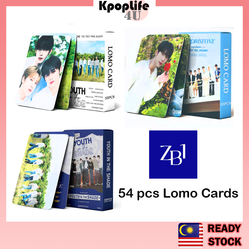 ZeroBaseOne Lomo Card Set (54pcs) Album Collective HD Photocards Melting Points Good Night Youth ...