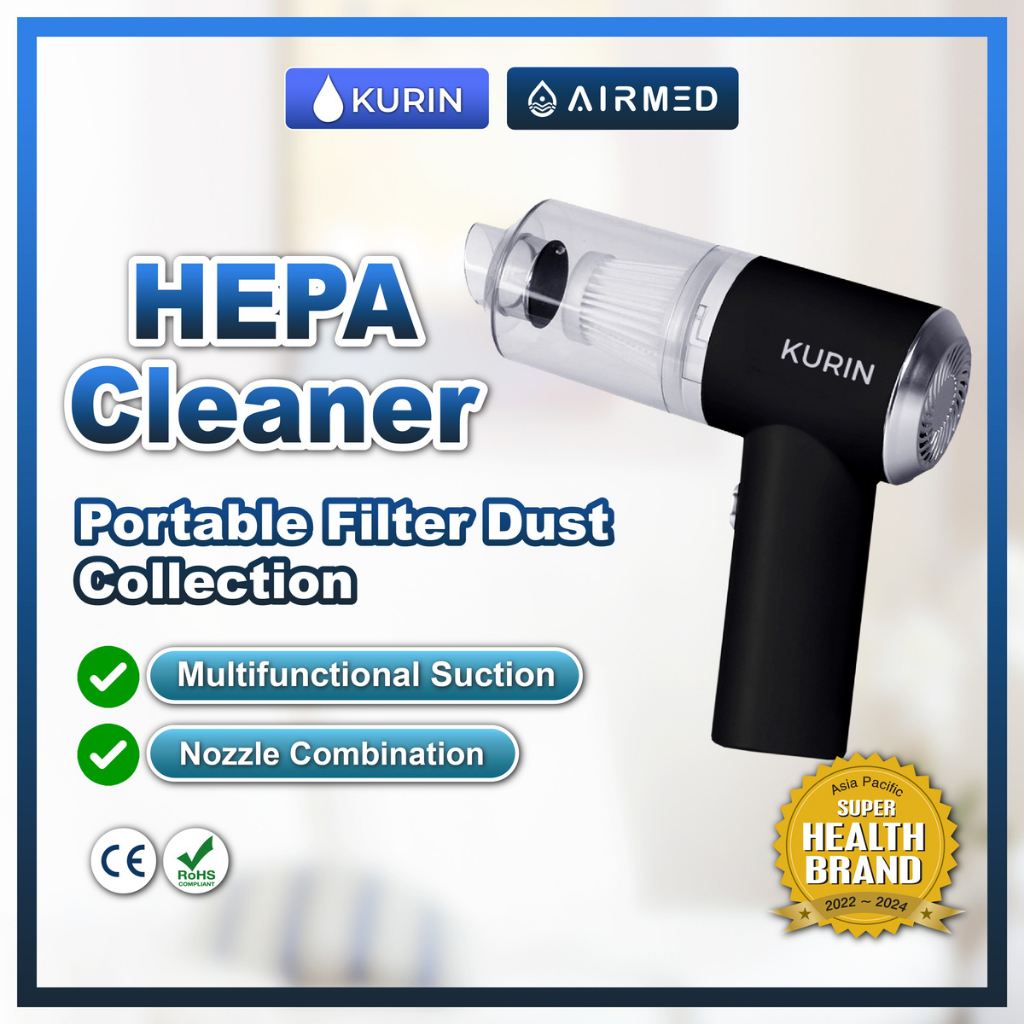 (OFFICIAL) Kurin Hepa Cleaner Mini Vacuum Cleaner | Shopee Malaysia