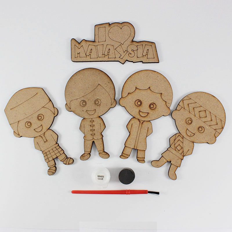 Merdeka Keychain Merdeka DIY Pack Orang Utan Hornbill Merdeka Pinwheel ...