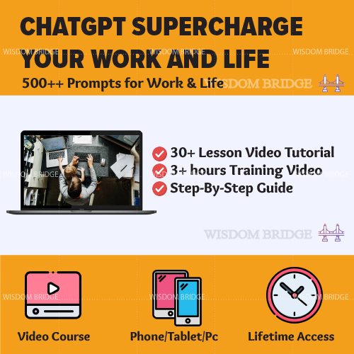[Video Course] ChatGPT 101 Supercharge Your Work & Life | ChatGpt Course ChatGpt 4 Chat Gpt ...