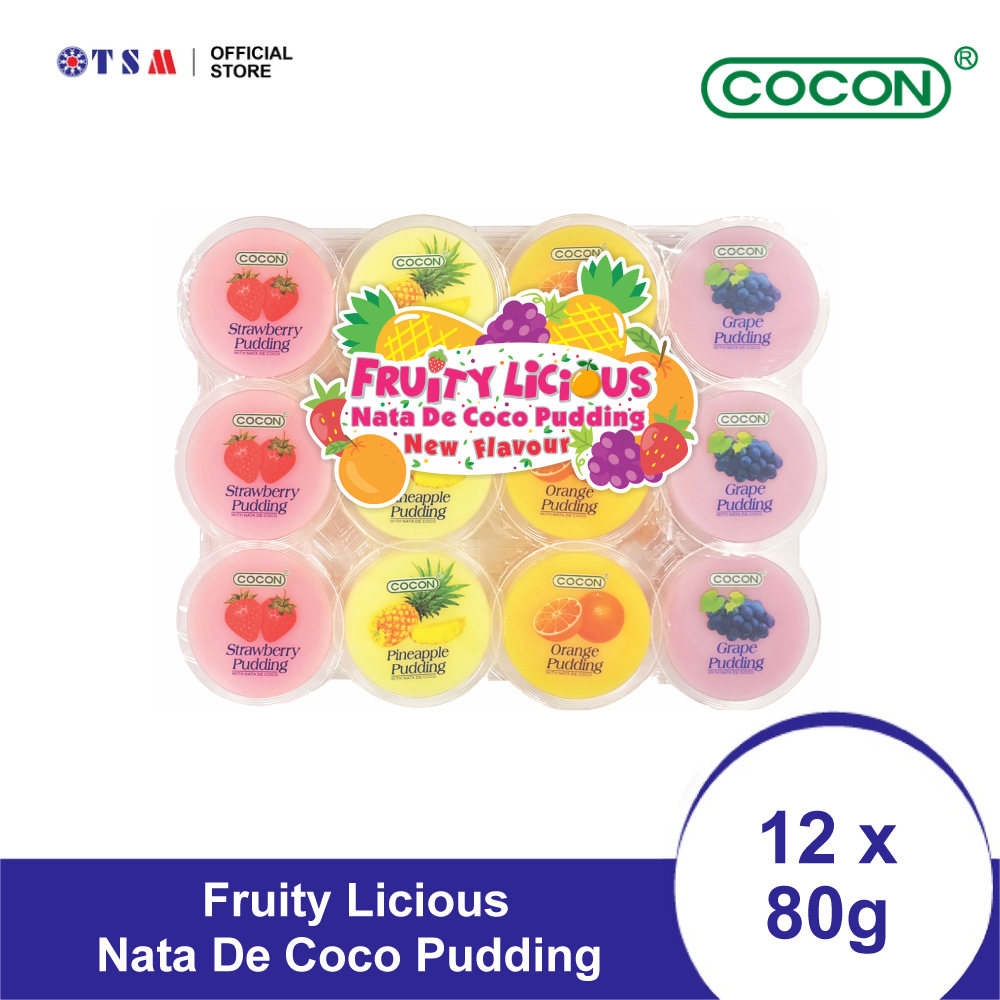 COCON NATA PUDDING - FRUITY LICIOUS MIXED (80GX12) | Shopee Malaysia