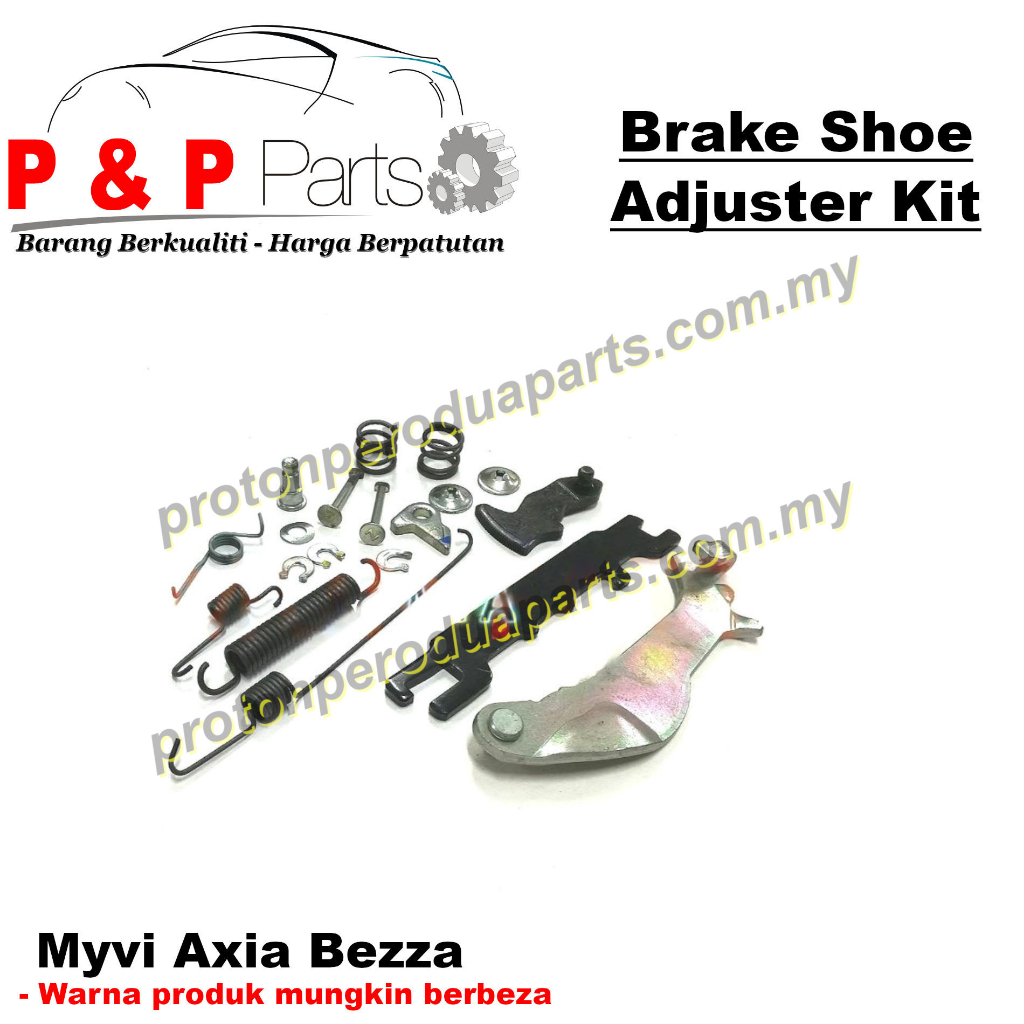 Brake Shoes Adjuster Kit - Perodua Myvi Axia Bezza - Brake Drum Spring ...