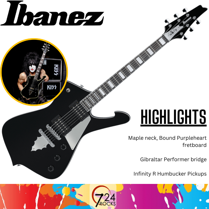 Ibanez guitar Ibanez PS60 Paul Stanley Signature Electric Guitar Black ...