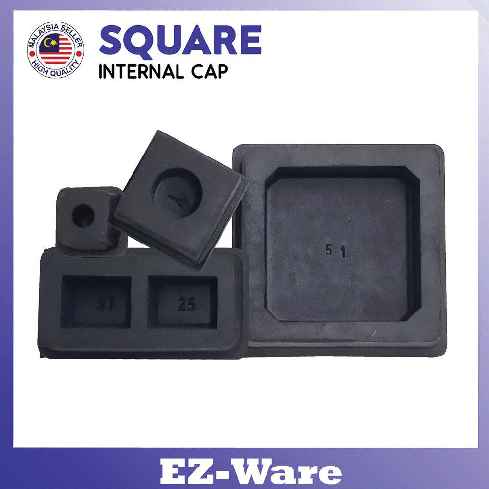 Square Internal Rubber Cap Rubber Cover Getah Kaki Meja Empat Segi ...