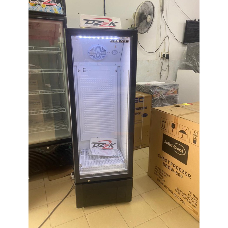 NEW 2024 - 248L Single Door Chiller SAKATO SC-248DX Piping system ...