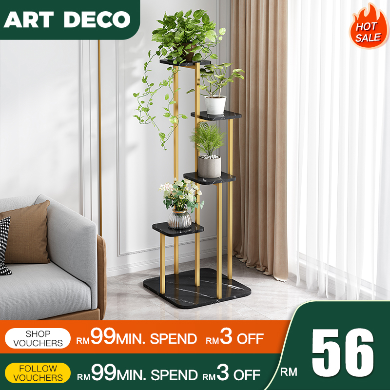 Rak pasu bunga Flower Pot Stand Plant Garden Rack Plant Stand Flower ...