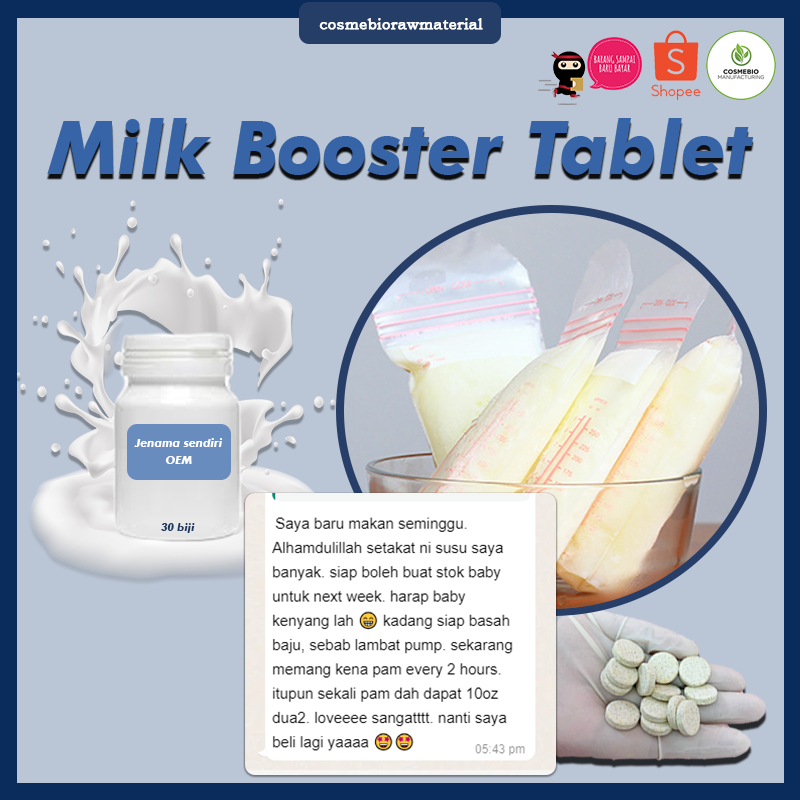 30 biji MILK BOOSTER TABLET susu penggalak ibu menyusu mengandung ...
